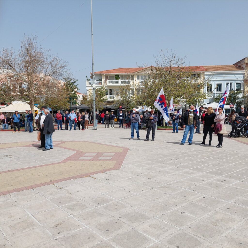 ΑΠΕΡΓΟΙ ΣΥΓΚΕΝΤΡΩΘΗΚΑΝ ΣΤΗΝ ΚΕΝΤΡΙΚΗ ΠΛΑΤΕΙΑ ΠΥΡΓΟΥ ΚΑΙ ΜΕ ΤΑ ΜΑΓΑΖΙΑ ...
